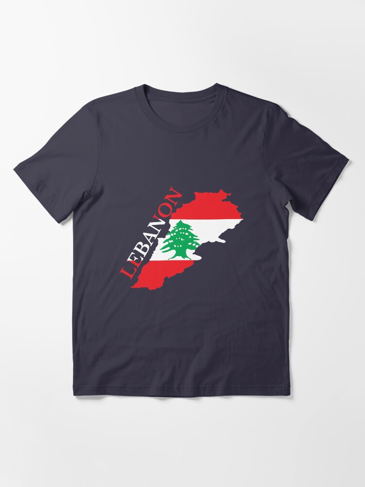 "Lebanon Flag Map" T-shirt by marosharaf | Redbubble