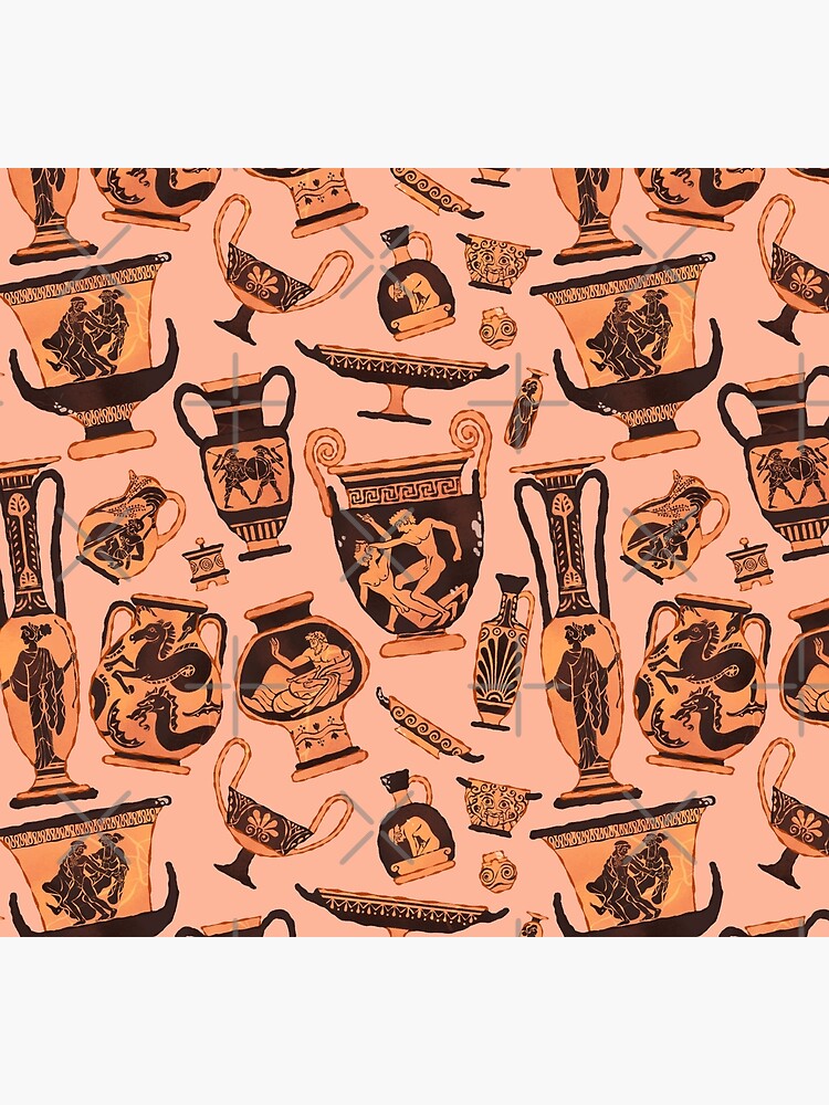 "Ancient Greek Pottery " Socks for Sale by fabiomancini | Redbubble
