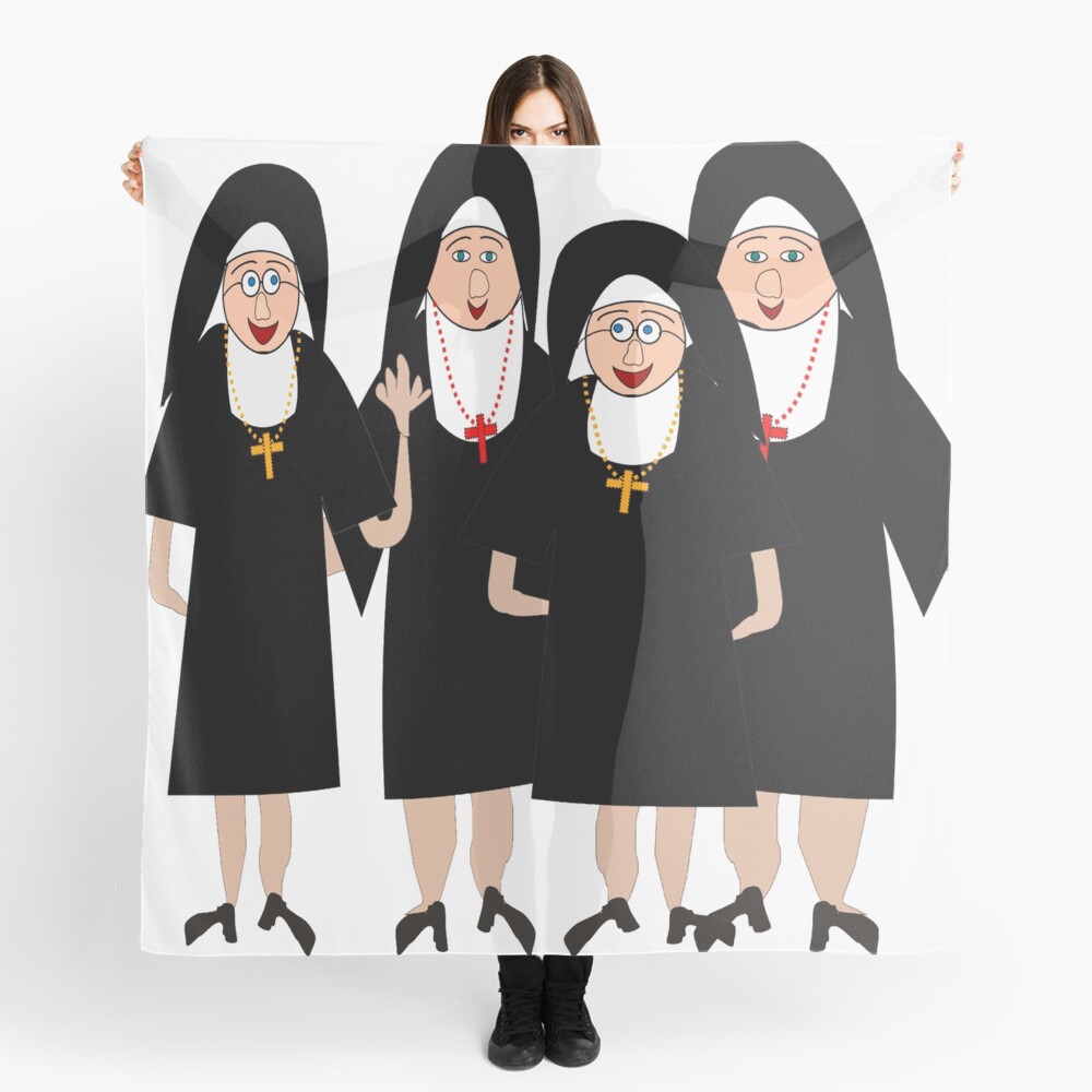 "Nuns In Habits" Scarf for Sale by gailg1957 | Redbubble