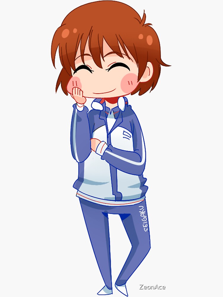 "TeniPuri / Chibi Fuji" Sticker by ZeonAce | Redbubble
