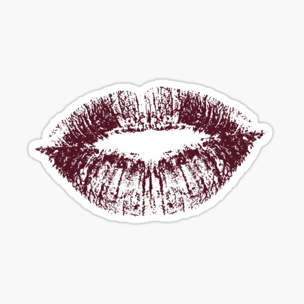 "Kiss" Sticker by pencreations | Redbubble