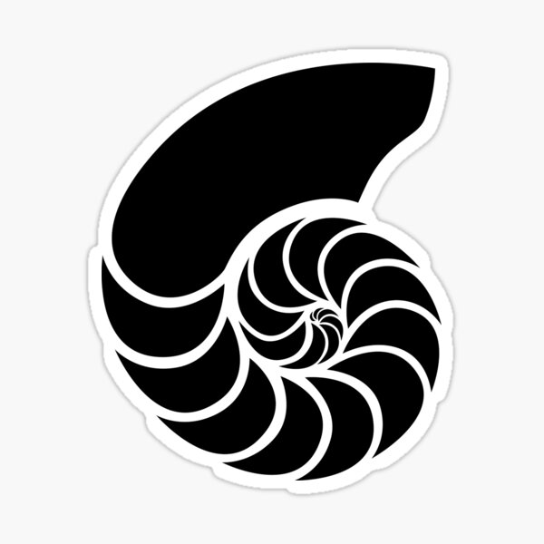 Sticker « Nautilus Silhouette », par lucid-reality | Redbubble
