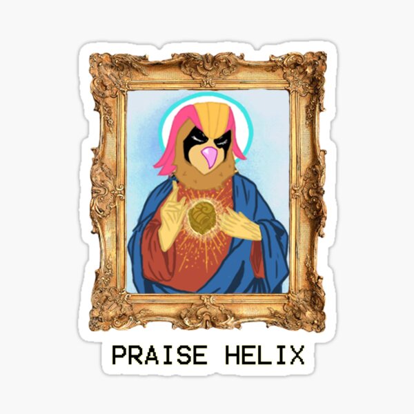 "Lord and Savior HELIX" Sticker for Sale by EwwGerms | Redbubble
