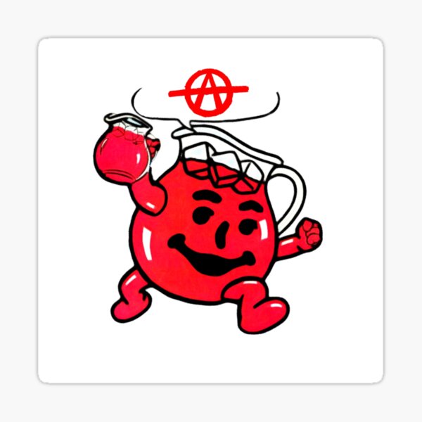 "Kool Aid Man " Sticker for Sale by Karibubble | Redbubble