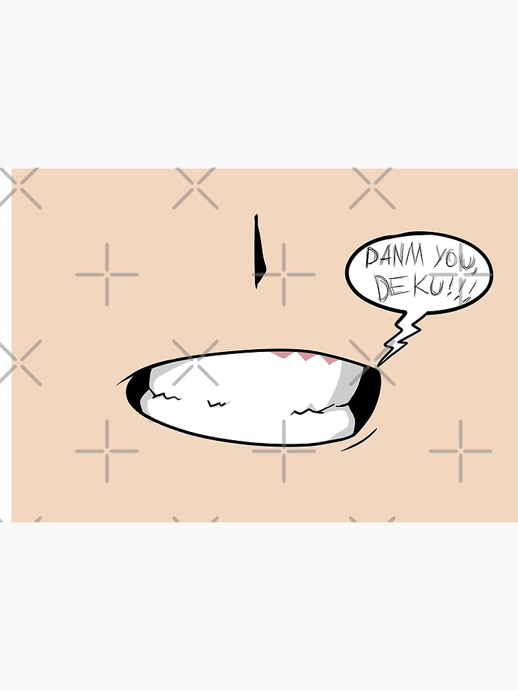 "Katsuki Bakugo Face Mask ::MY HERO ACADEMIA::" Mask for Sale by ...