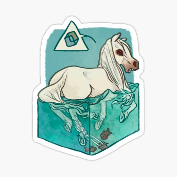 "The Fallen Angel Gamygyn" Sticker for Sale by RachelRoach | Redbubble