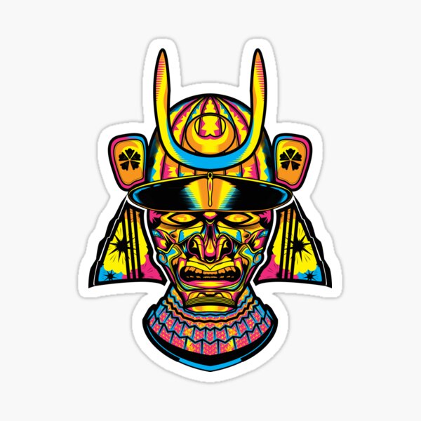 "acid samurai" Sticker for Sale by ivanrui | Redbubble