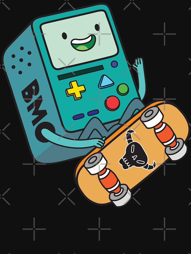 "BMO Skateboard" Pullover Hoodie for Sale by plushism | Redbubble