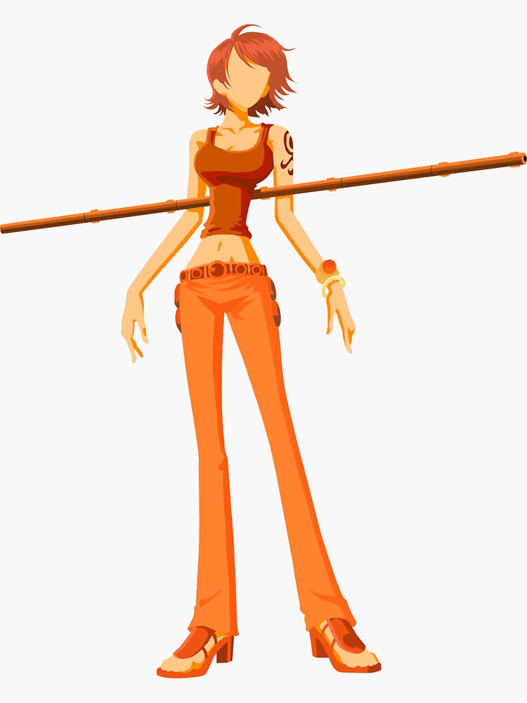 Nami Sticker Sticker By Anuckols Redbubble