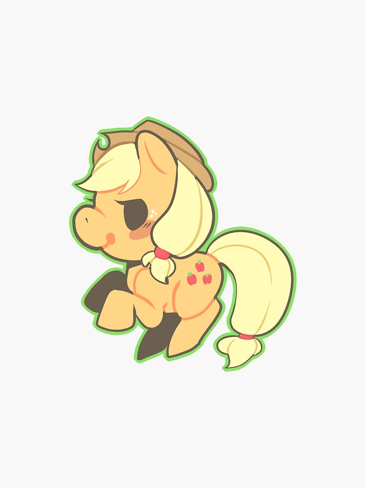 "Applejack" Sticker for Sale by cargorabbit | Redbubble