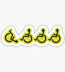 Wheelchair: Stickers | Redbubble