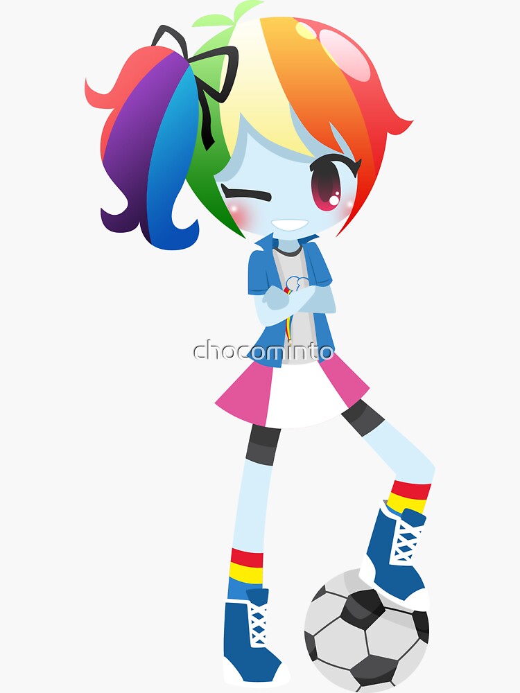 "MLP - Rainbow Dash" Sticker by chocominto | Redbubble