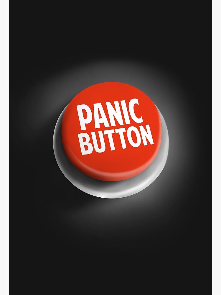 Lámina fotográfica «Funny Panic Button - Red Alert - Emergency» de ...