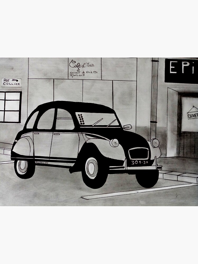 Sticker « 2cv bi color », par SharyLionOff | Redbubble