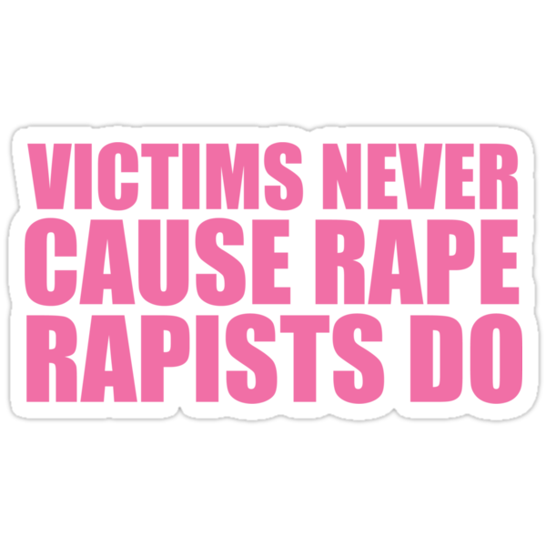 Anti Victim Blaming Sticker 1 Stickers By Xvilex Redbubble