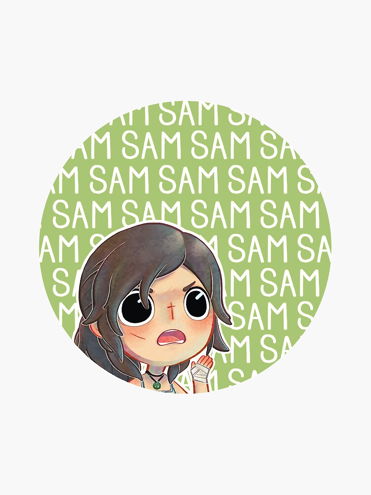 ""SAAAM!"" Sticker for Sale by ihatetombs | Redbubble