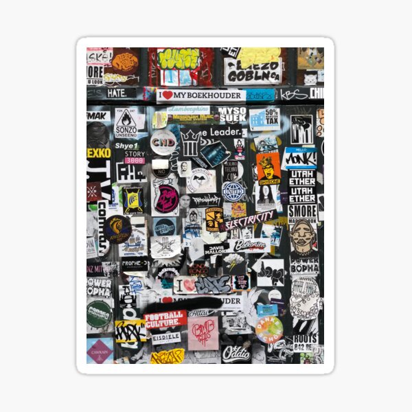 "Graffiti " Sticker by doublesix | Redbubble