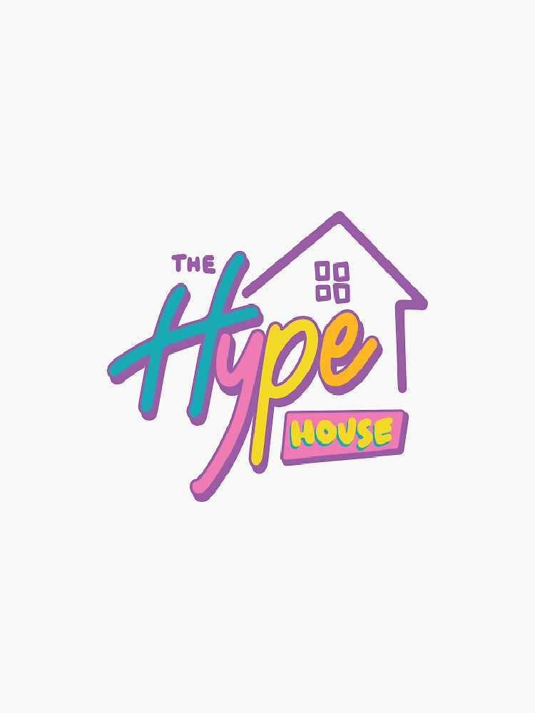 "The Hype House" Sticker for Sale by Matcreator | Redbubble