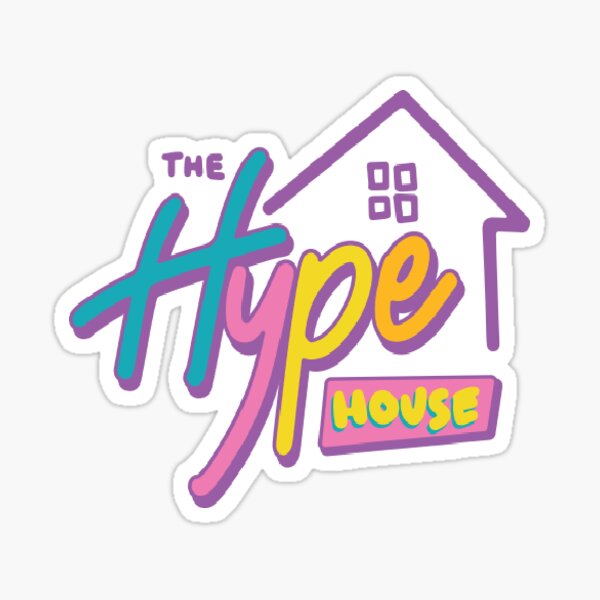 "The Hype House" Sticker for Sale by Matcreator | Redbubble