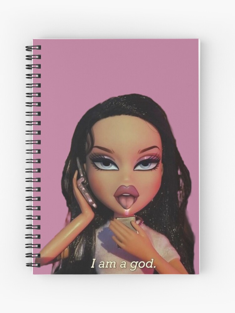 Bratz Doll Pink Hair Spiral Notebook | canoeracing.org.uk