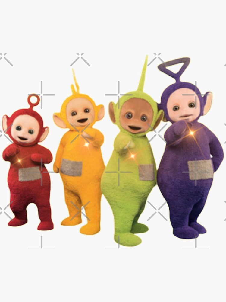 "Teletubbies " Sticker by shining-art | Redbubble