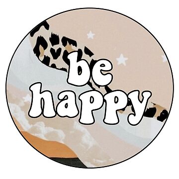 "Be Happy VSCO" Sticker for Sale by amariei | Redbubble