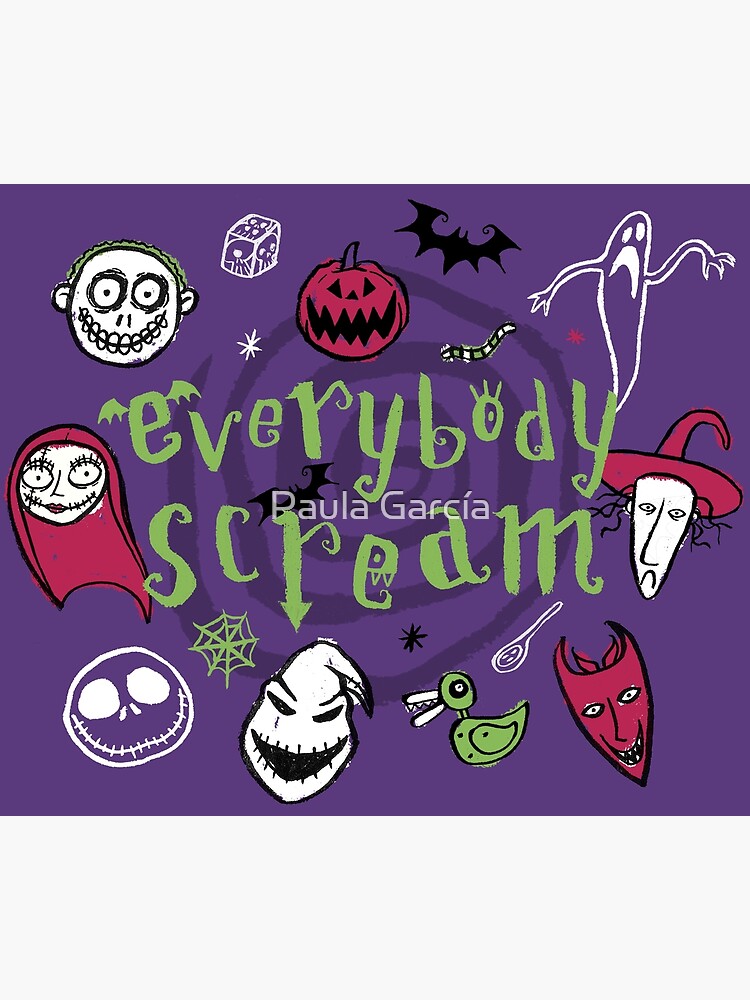 "Everybody Scream" Poster for Sale by paula-garcia | Redbubble