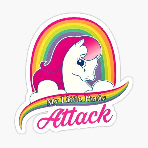 "My Little Panic Attack" Sticker by ods88 | Redbubble