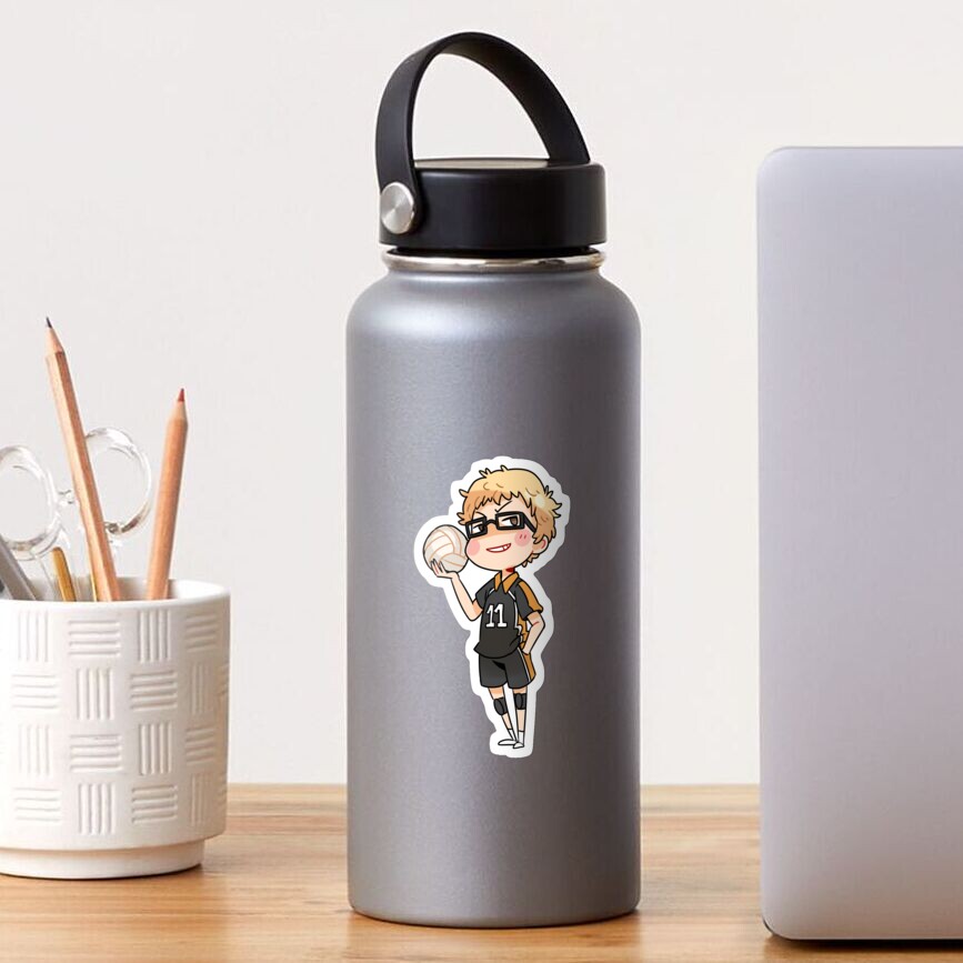 "Haikyuu!! / Tsukishima Kei" Sticker for Sale by ZeonAce | Redbubble
