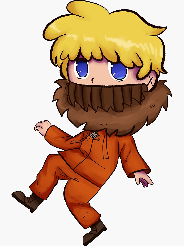 "South Park Kenny sticker" Sticker by sunfowerseed | Redbubble