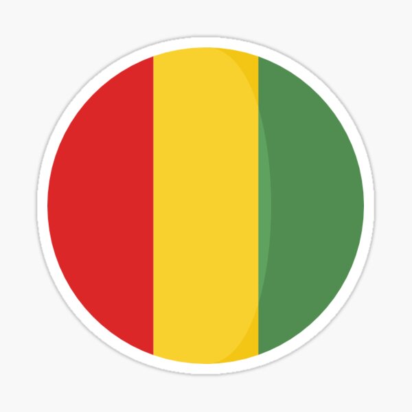 "Guinea Flag" Sticker for Sale by Arantak | Redbubble