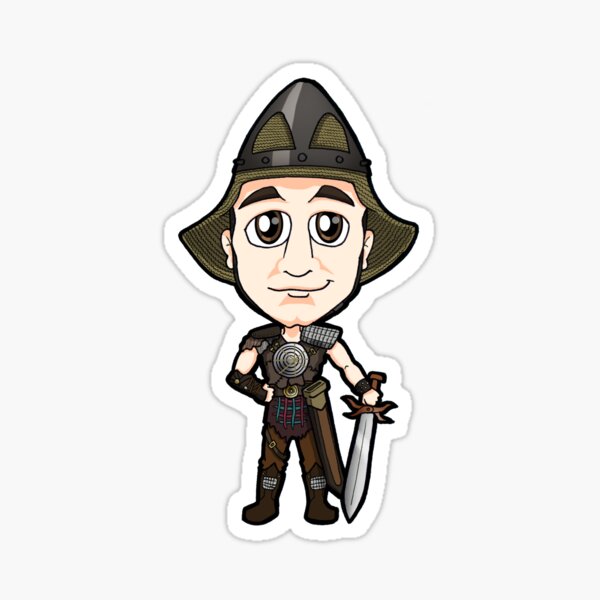 "Xena Warrior Princess - Joxer the Mighty Chibi Sticker" Sticker for ...