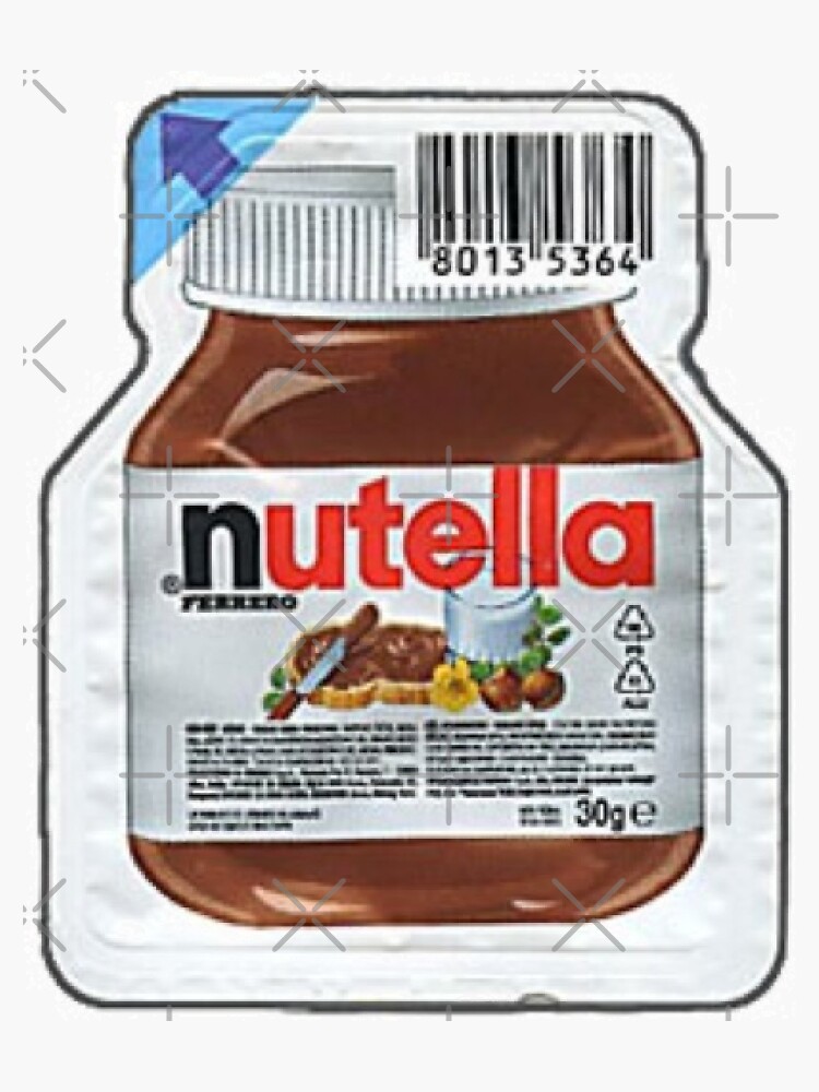 "Nutella" Sticker for Sale by Ommik | Redbubble