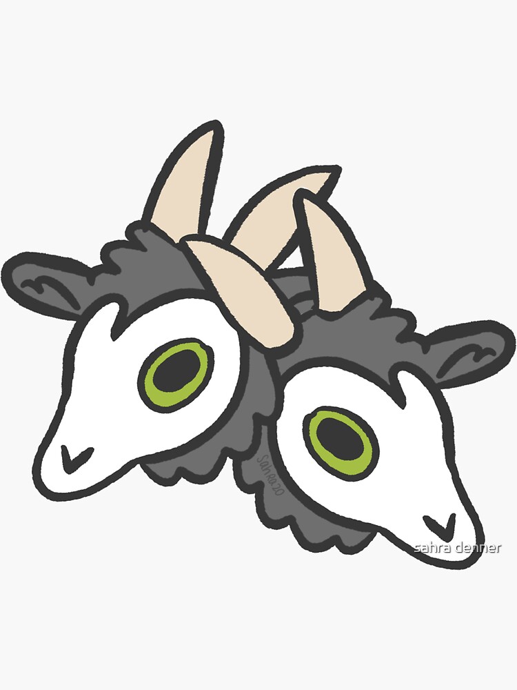 "mutant goat" Sticker by semibland | Redbubble