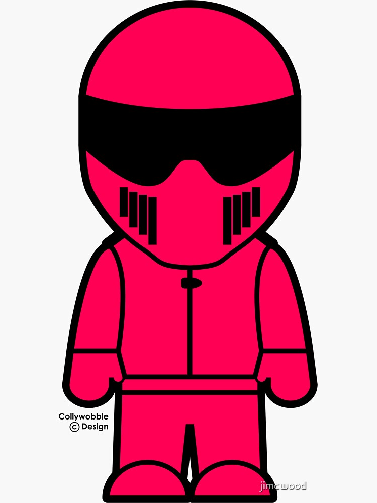 "The Stig - Pink Stig" Sticker by jimcwood | Redbubble