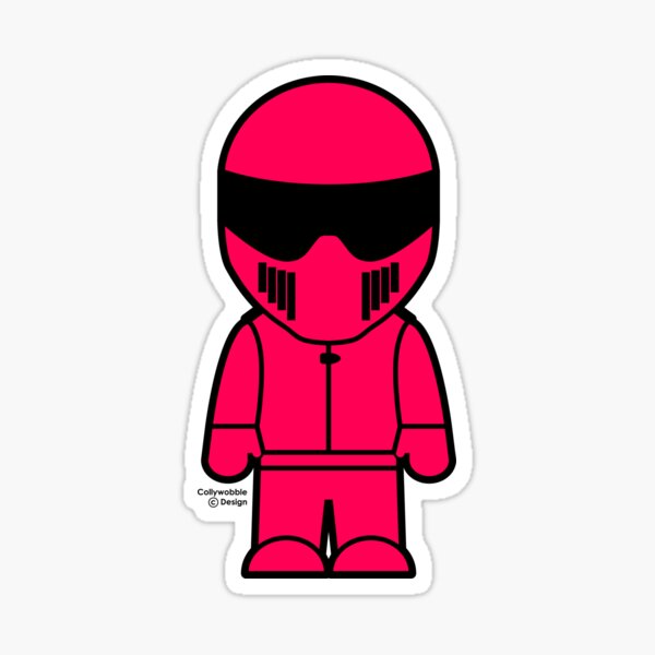 "The Stig - Pink Stig" Sticker by jimcwood | Redbubble