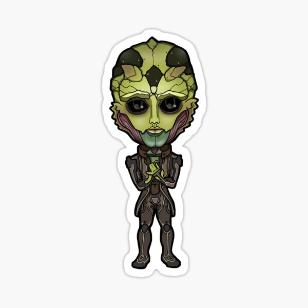 Mass Effect Thane Krios Drell Assassin Chibi Sticker Sticker By