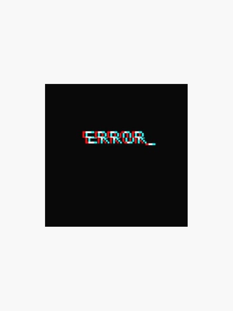 "Error" Sticker for Sale by mboktor | Redbubble