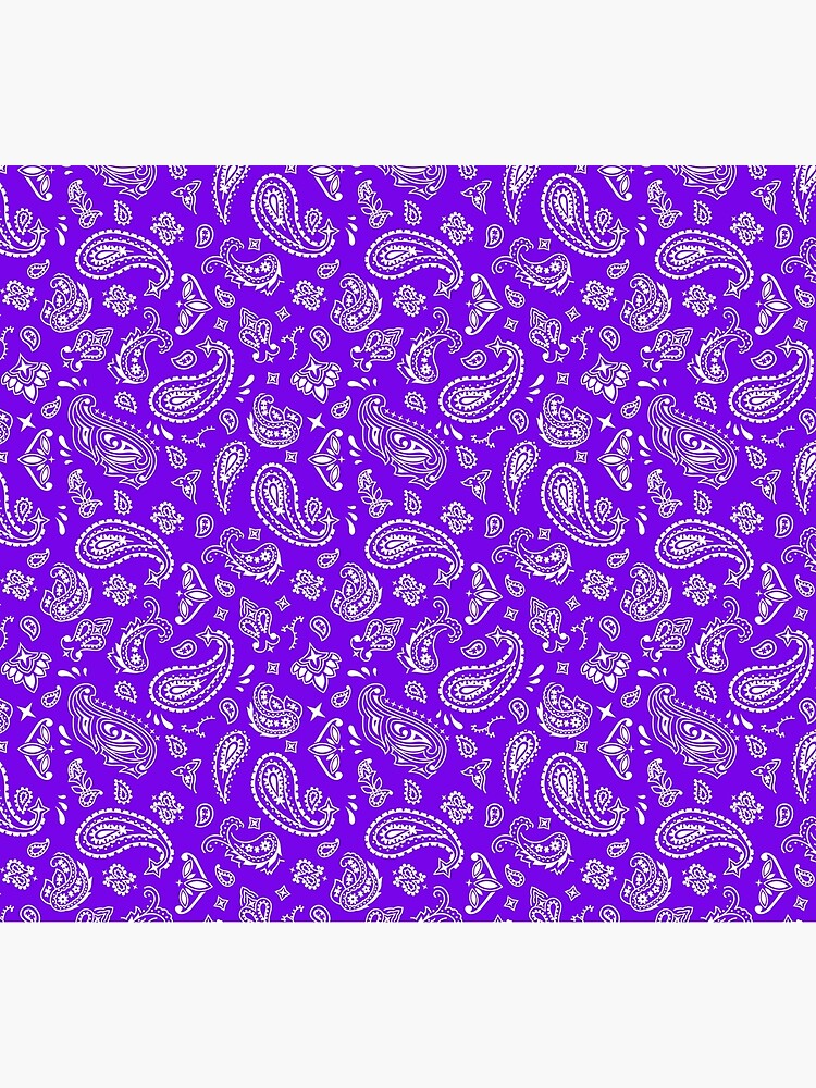 "Pretty Purple Paisley Classic Bandana Pattern" Socks for Sale by ...