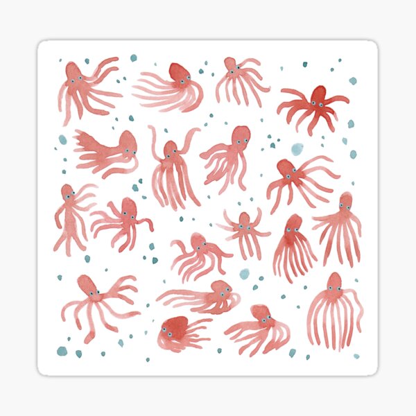 "Octopi" Sticker for Sale by SophieCorrigan | Redbubble