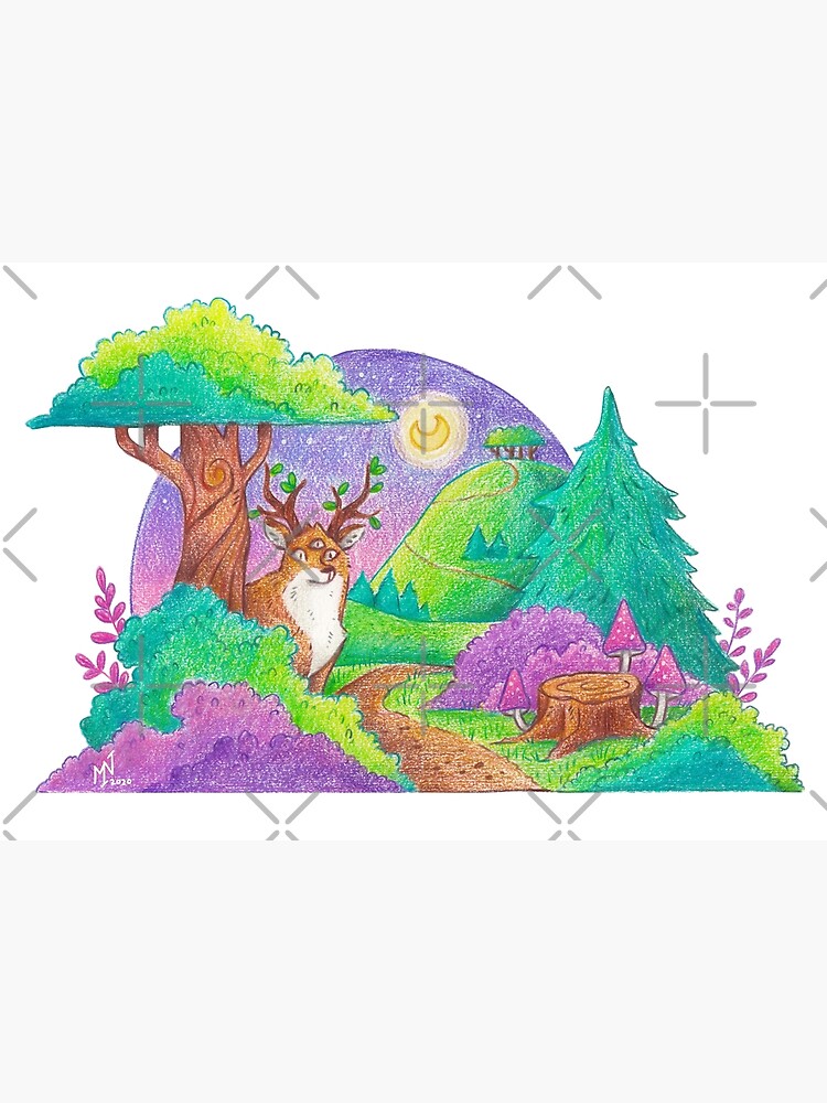 "Whimsical Forest Creature" Framed Art Print for Sale by kattvalk ...