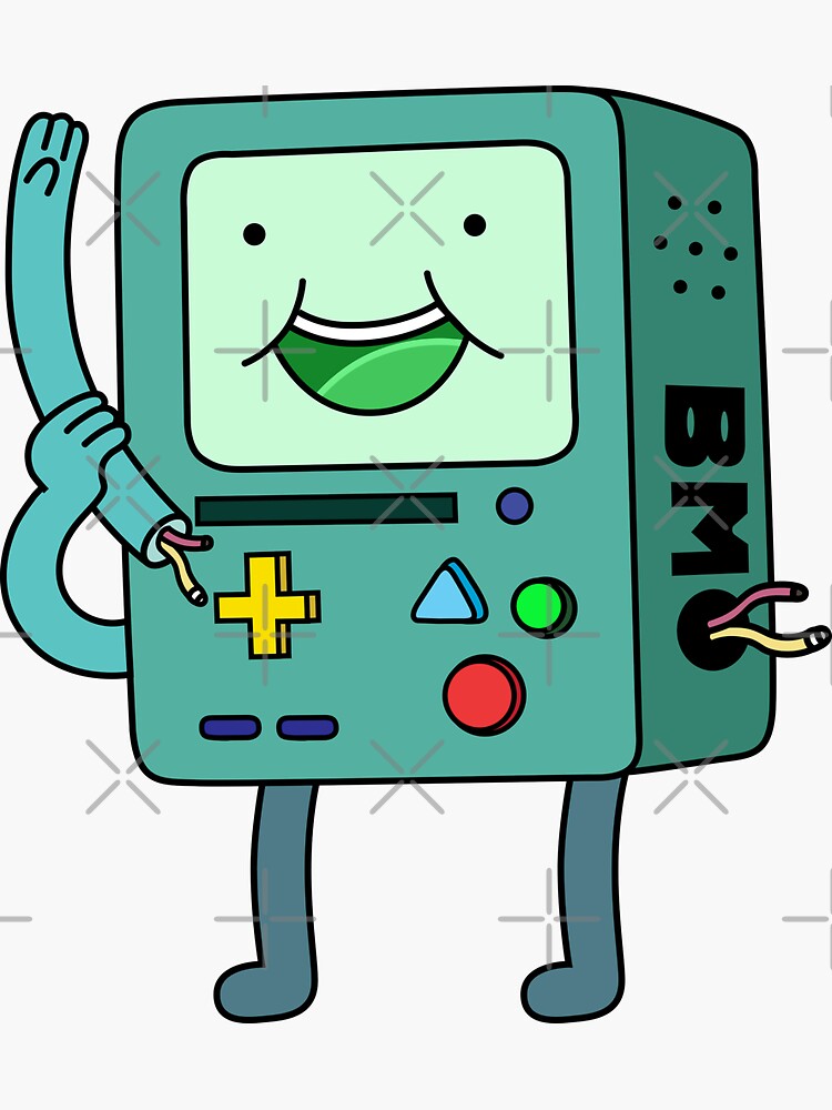 "BMO" Sticker for Sale by plushism | Redbubble