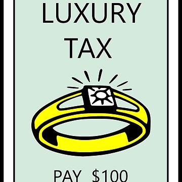 "Monopoly LUXURY TAX." Canvas Print for Sale by Pranksnbk | Redbubble