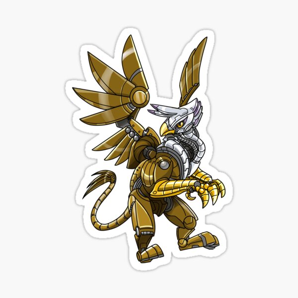 "Mecha-Griff" Sticker by derangedhyena | Redbubble