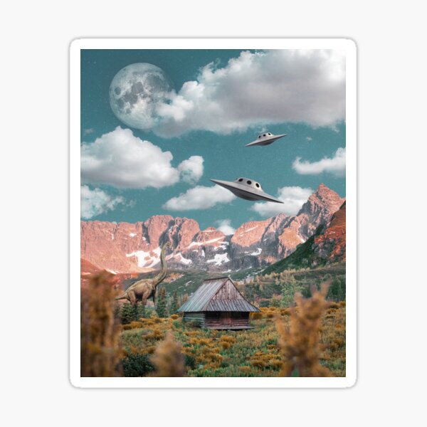 "cabin" Sticker for Sale by Maisie Kane | Redbubble