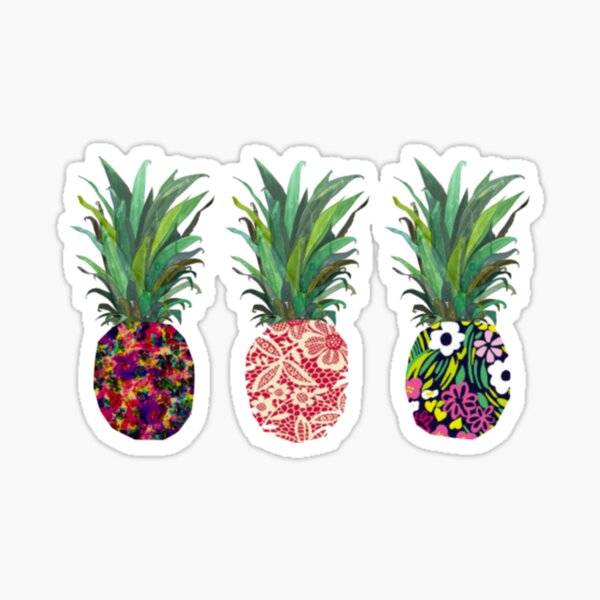 "PINEAPPLE" Sticker by lazyville | Redbubble