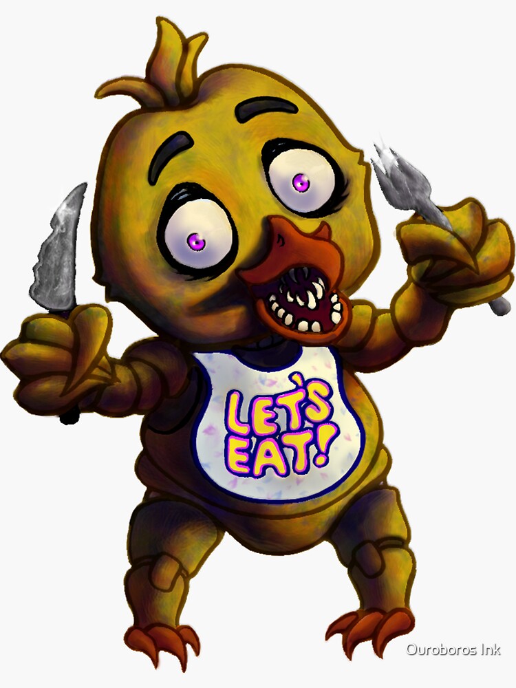 "Chica" Sticker for Sale by Anti-puff | Redbubble