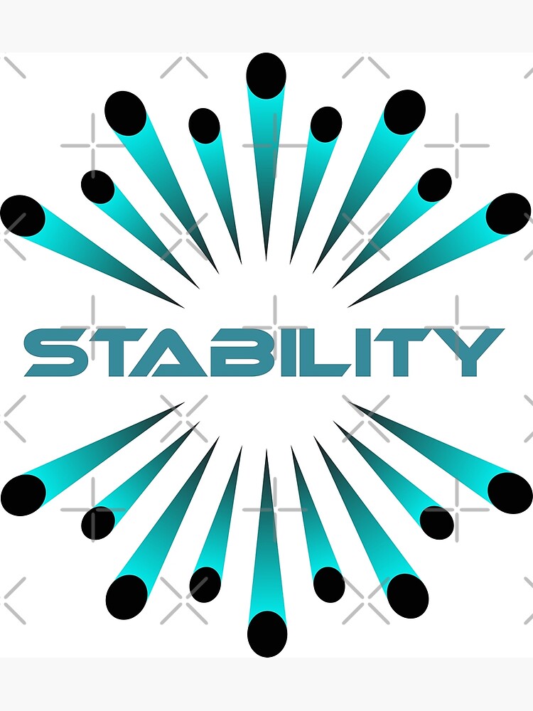 "Illustration Stability , Art / Confident / Design " Poster for Sale by ...