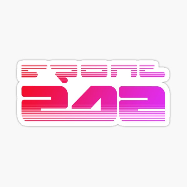 Front 242 Stickers | Redbubble