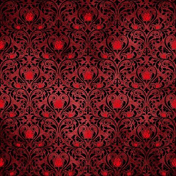 "Gothic Red and Black Pattern" Comforter for Sale by blayzeink | Redbubble